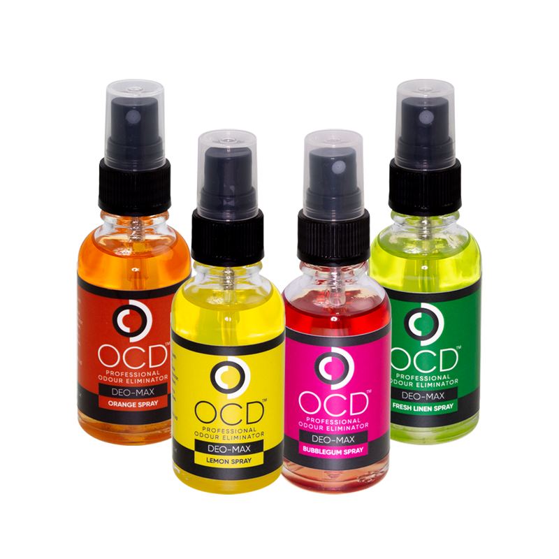 OCD Spray 30ml Pocket Sized Air Freshener Fresh Linen, Lemon, Orange ...