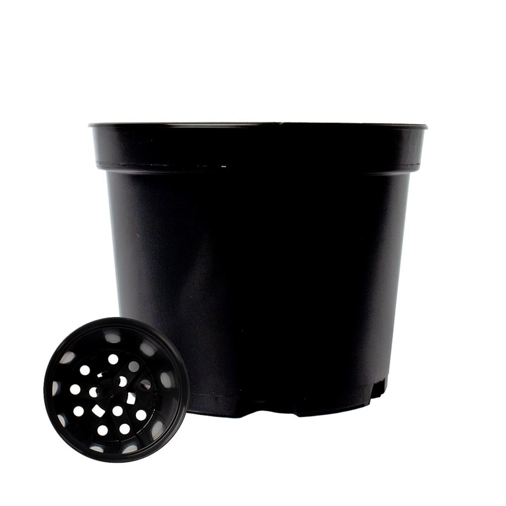 Round Plastic Plant Pots Hydroponic Garden Heavy Duty Pots Various Sizes